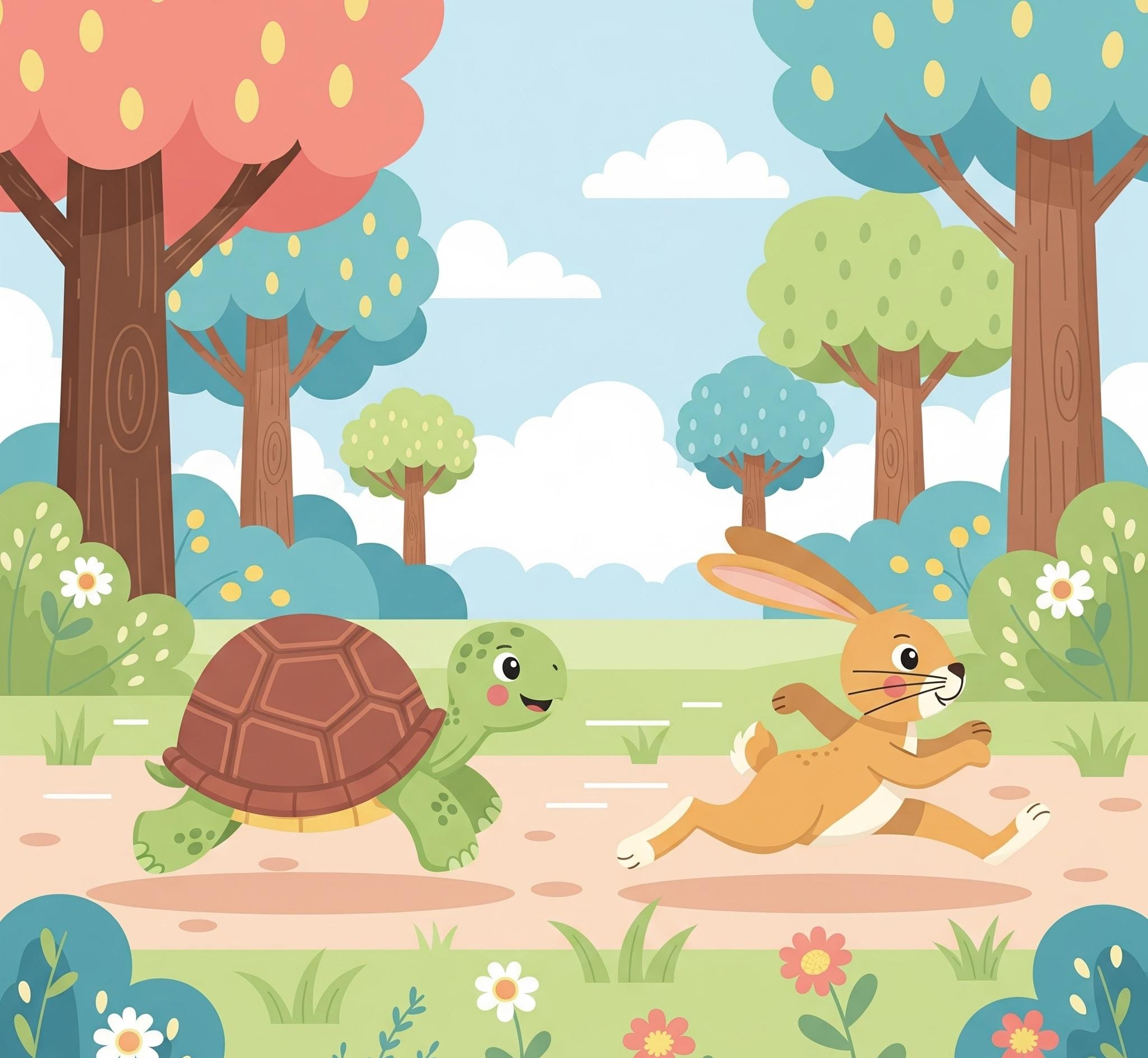 La liebre y la tortuga – Universo Cuentos